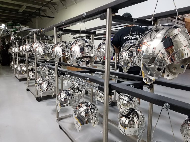 Motorized Helmet Spinner – Spectra Chrome